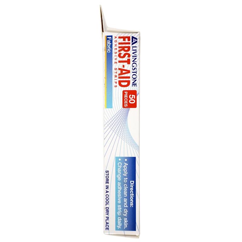 Buy Livingstone Adhesive Fabric First Aid Strips with Pad Sterile 73 x ...