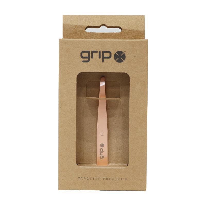 Buy Grip Tweezer Claw Slanted Tip Rose Gold R3 1Unit online at Chemist ...