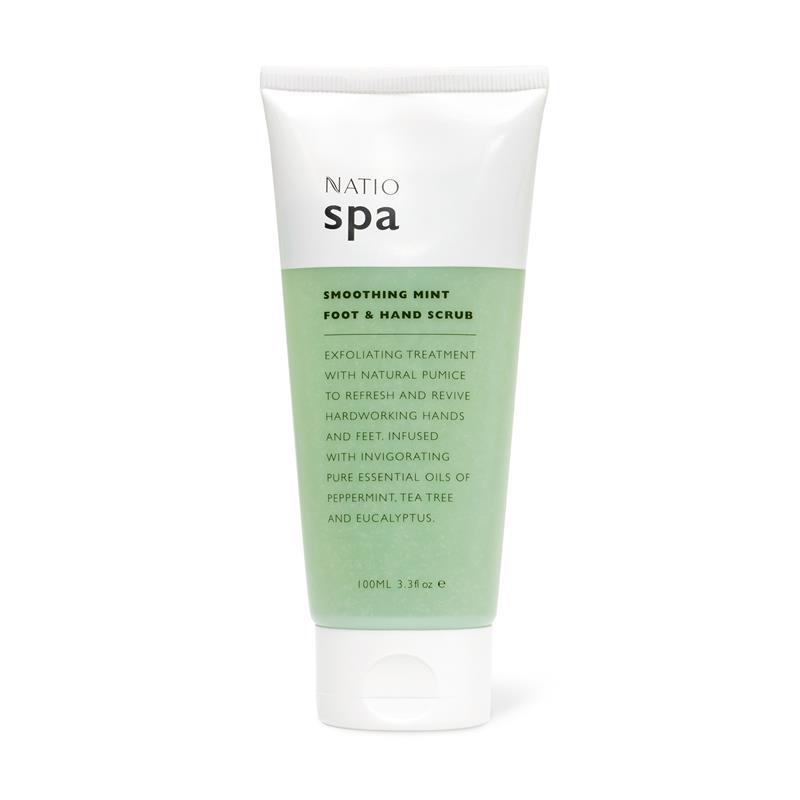 Buy Natio Spa Smoothing Mint Foot & Hand Scrub 100ml online at Chemist ...