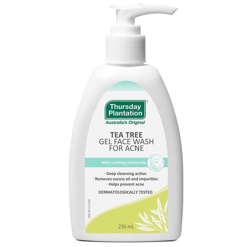 Buy Thursday Plantation Tea Tree Gel Face Wash for Acne 236mL online at ...