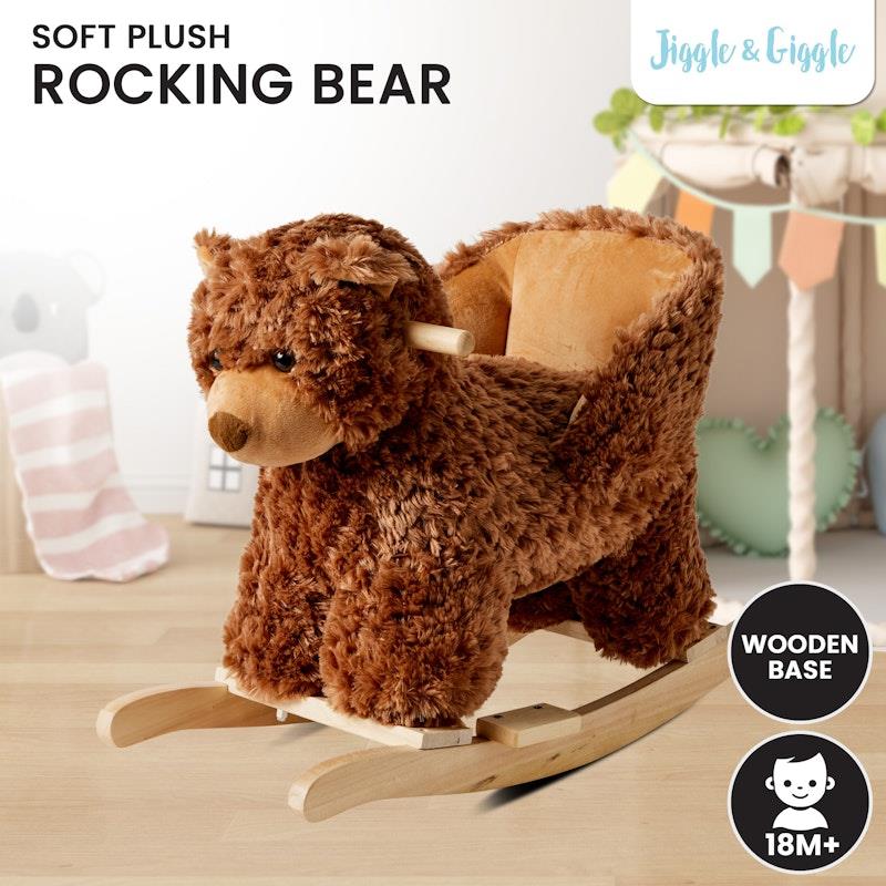 Buy Jiggle & Giggle Soft Plush Toy Rocker Bear Online at Chemist Warehouse®