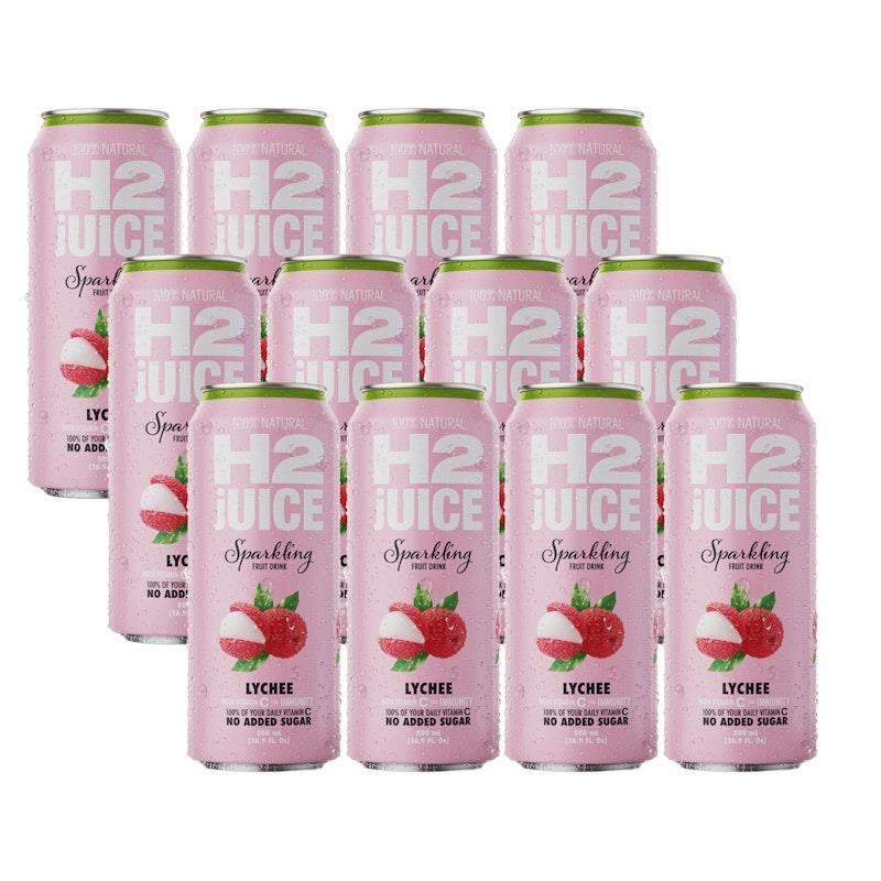 Buy H2 Juice 500mL Sparkling Lychee 12Pack online at Chemist Warehouse