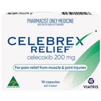 Buy Celebrex Relief 200mg Capsules 10 - Celecoxib Online at Chemist ...