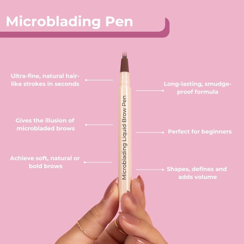 Buy The Brow Technicians 4-Tip Microblading Hair-Stroke Brow Pen Dark Chocolate Online at ...