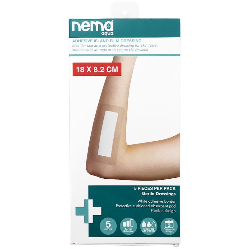 Buy Nema Aqua Transparent Island Film Dressing Non-Adherent Pad ...