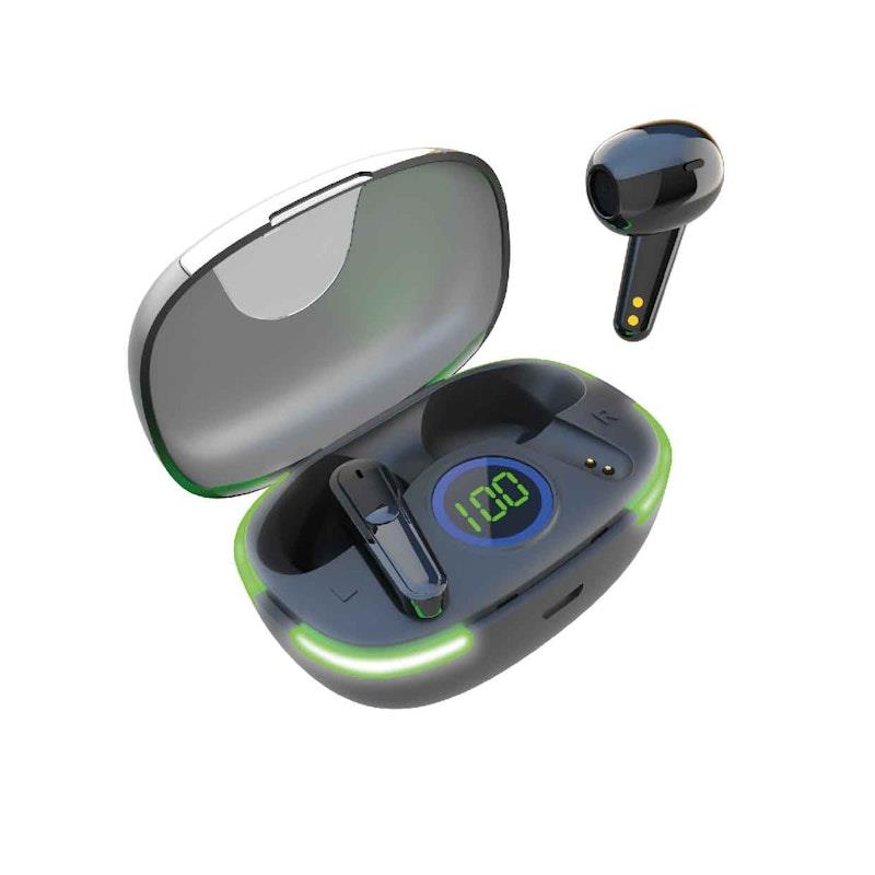 Buy Laser TWS Earbuds with LED Display: True Wireless & Tap Controls ...