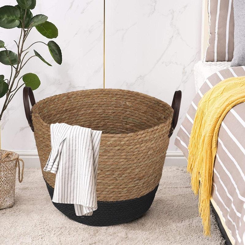 Buy Living Today 3 Piece Cotton Rope Stripe Carry Handles Storage ...