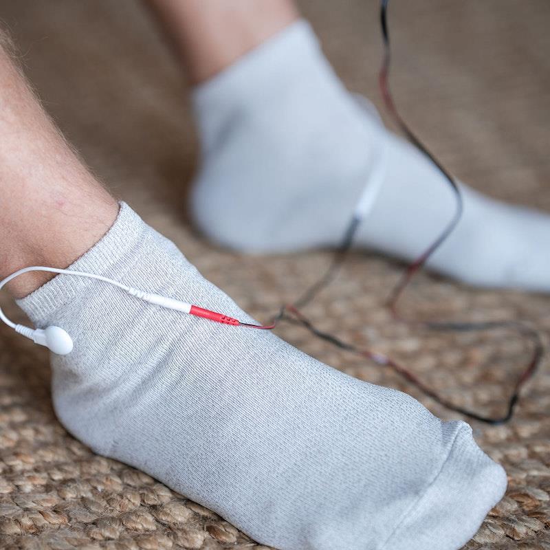 Buy Caremax Electrode Conductive Stimulation Sock Garment for TENS ...