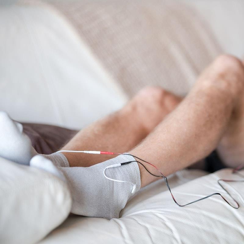 Buy Caremax Electrode Conductive Stimulation Sock Garment for TENS ...