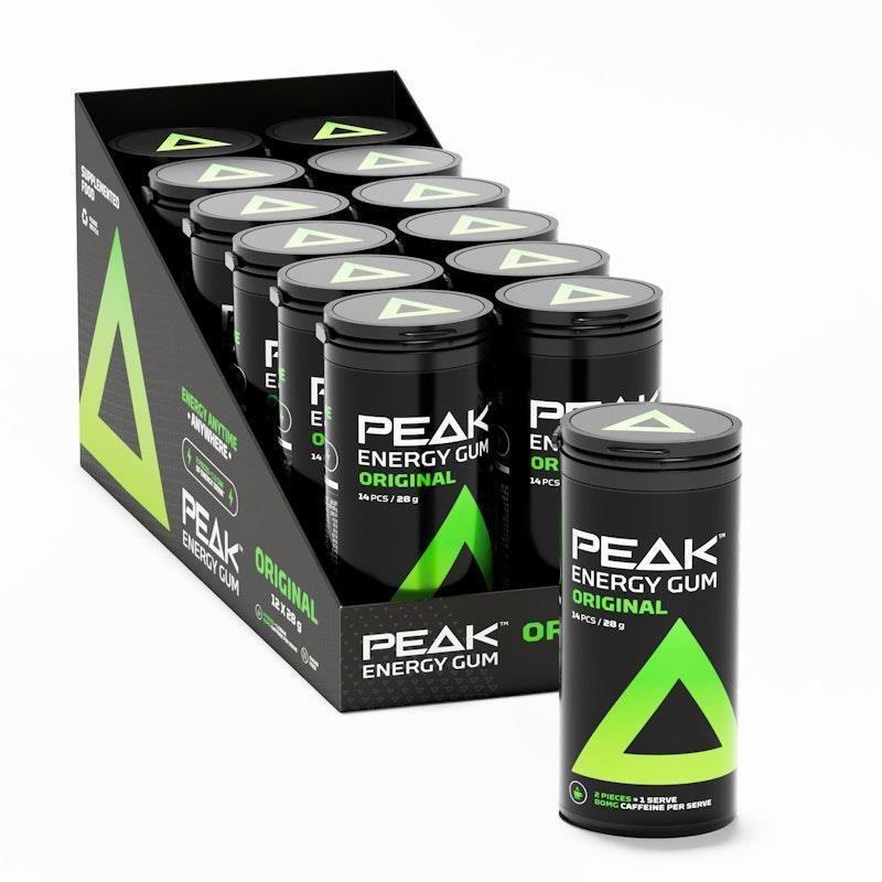 Buy Peak Energy Gum Original 12 Pack online at Chemist Warehouse