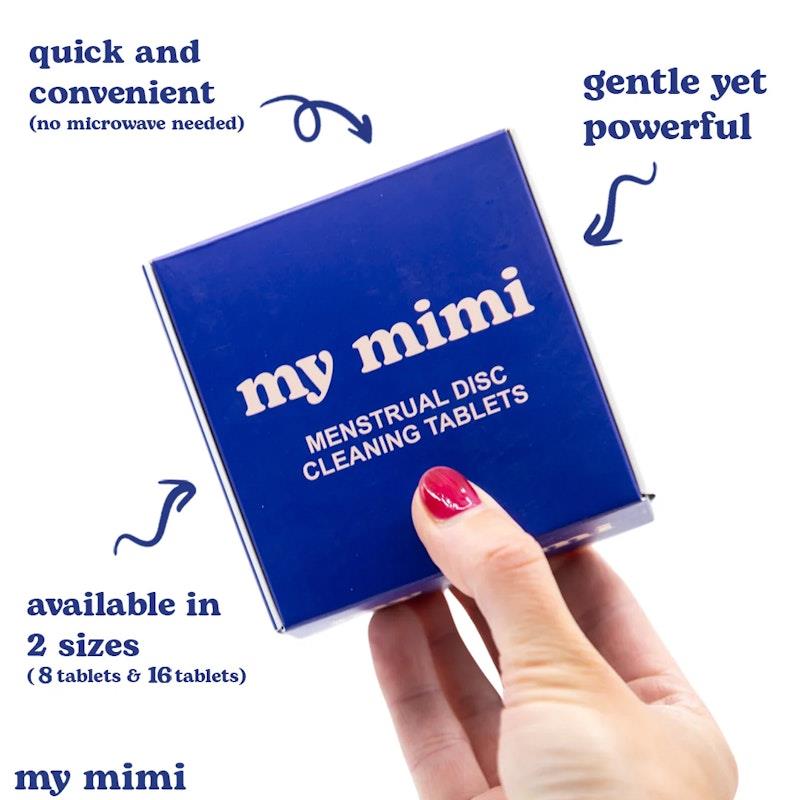 Buy my mimi Menstrual Disc Cleaning Tablets 8 Pack Online at Chemist ...