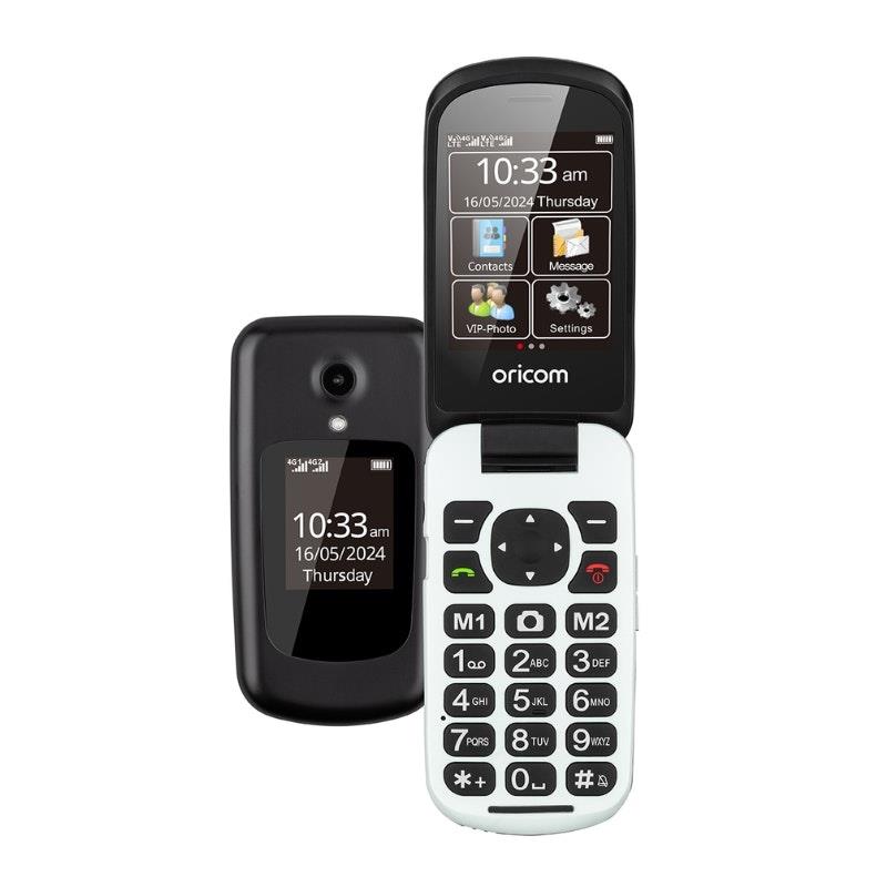 Buy Oricom EZY7510 Flip Mobile Phone With SOS Emergency Button 1pc ...
