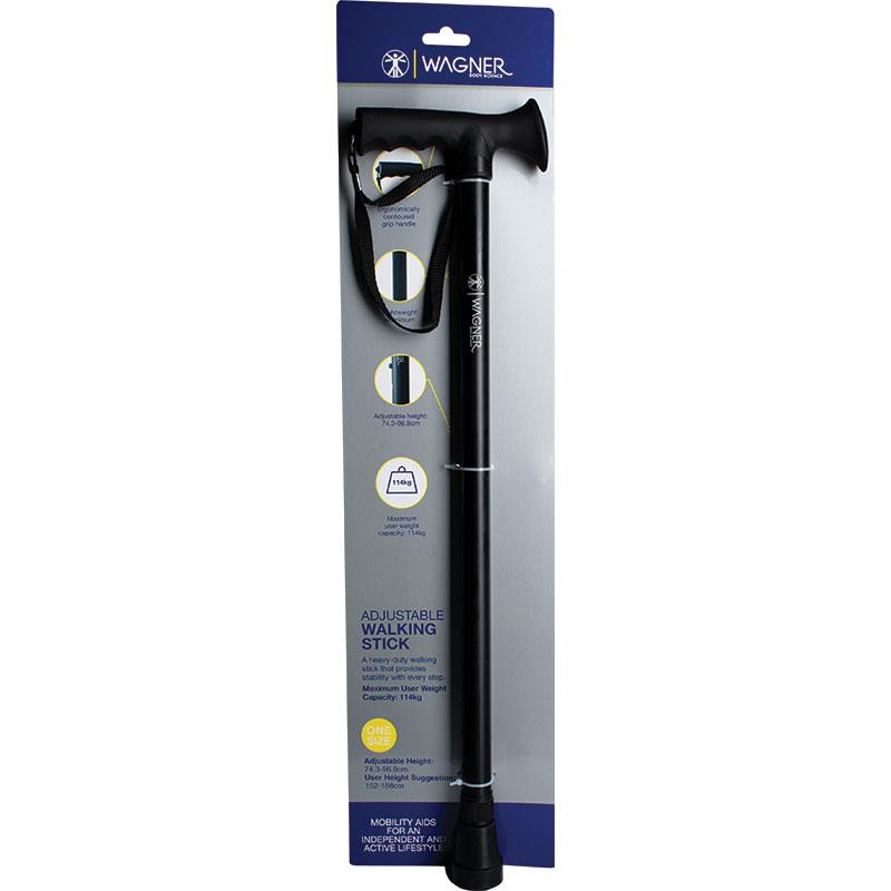 Buy Wagner Adjustable Walking Stick Black online at Chemist Warehouse