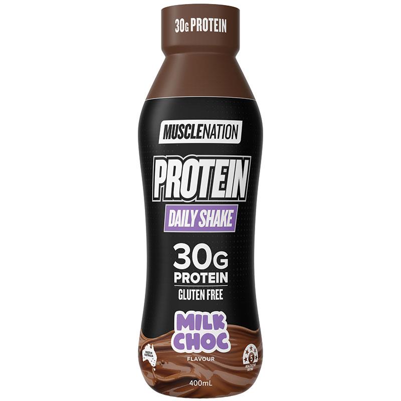 Buy Muscle Nation RTD Protein Daily Shake Milk Choc 400ml online at ...