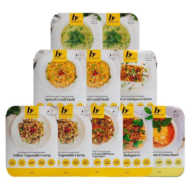 Buy Be Fit Food 10 Meal Vegetarian Bundle online at Chemist Warehouse