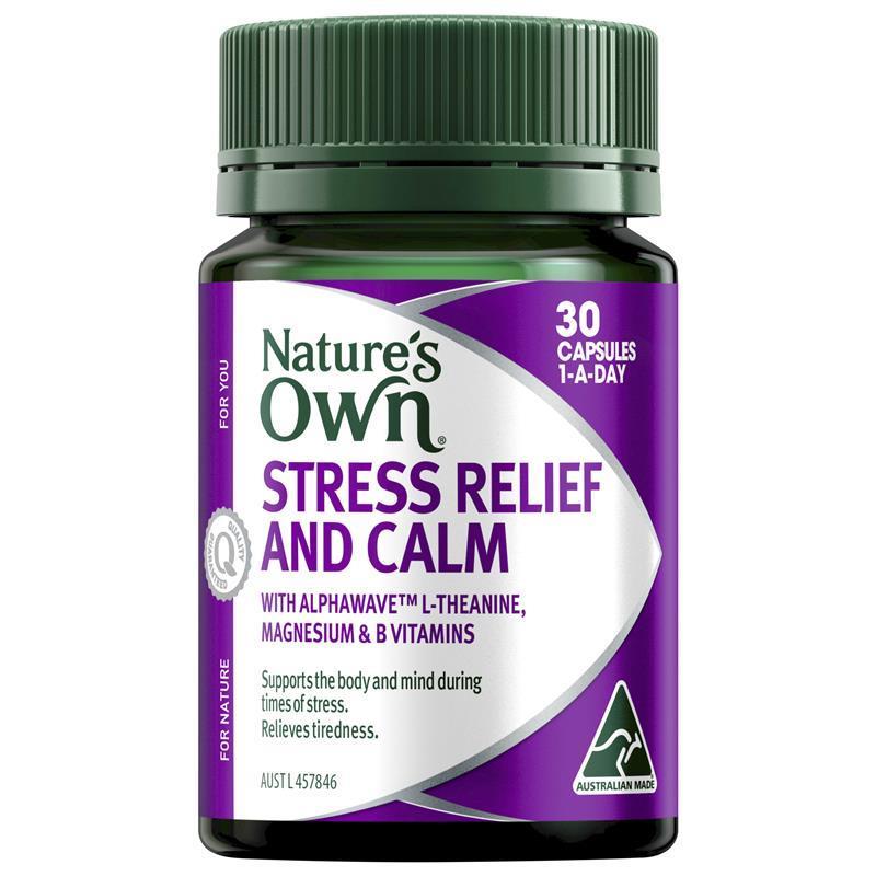Buy Nature's Own Stress Relief & Calm 30 Tablets online at Chemist ...