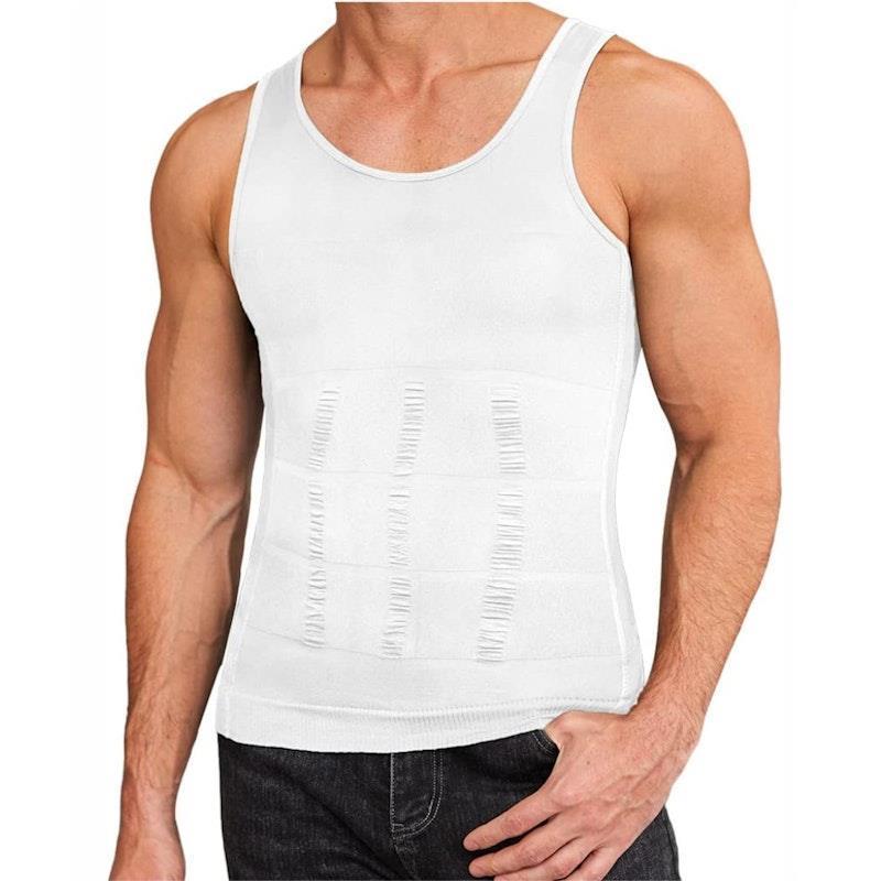 Buy BodyAssist Compression Slimming & Shaping Body Vest White Large ...