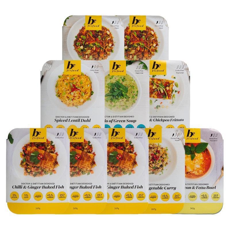 Buy Be Fit Food 10 Meal Pescatarian Bundle online at Chemist Warehouse