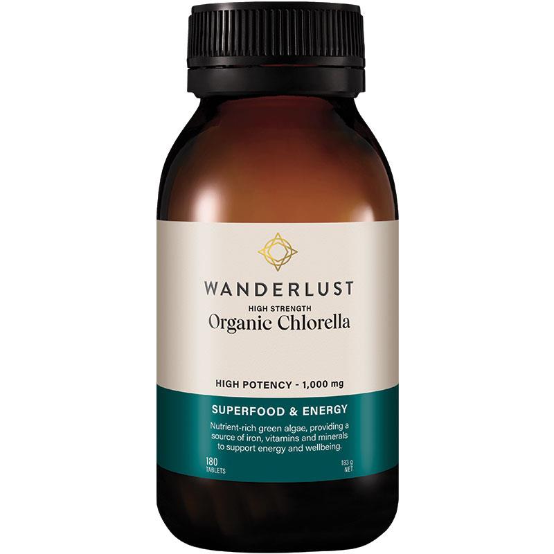 Buy Wanderlust Organic High Strength Chlorella 180 Tablets online at ...