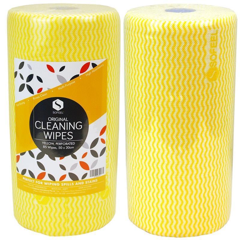 Buy Sofeel Original Microfibre Heavy Duty Super Cleaning Wipes Yellow ...