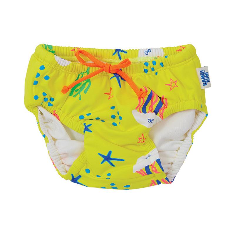 Buy Bambi Mini Co. SWIM - Reusable Swim Nappy -Yellow Jellyfish - Small ...