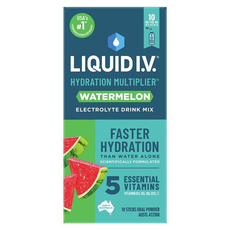 Buy Liquid IV Hydration Watermelon 10 Sachets online at Chemist Warehouse