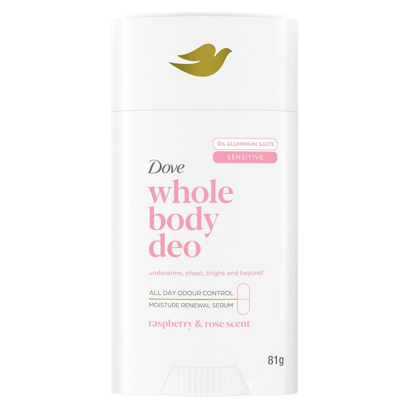 Buy Dove Women Whole Body Deodorant Stick Raspberry & Rose 81g online ...