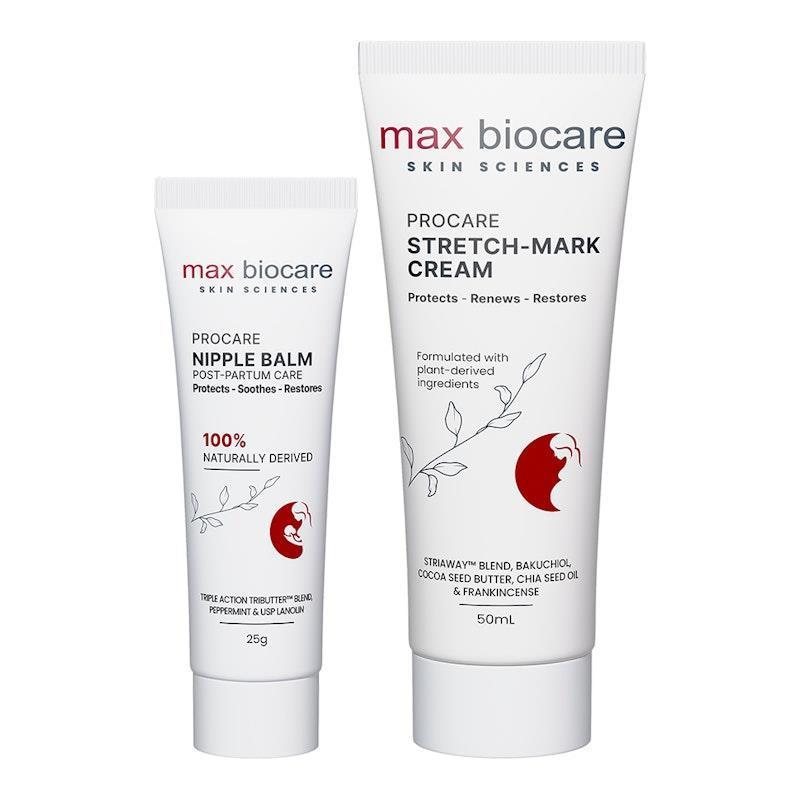 Buy Max Biocare Procare Strech Mark Cream & Nipple Balm Set online at ...