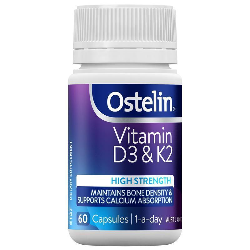 Buy Ostelin Vitamin D3 & K2 60 Capsules online at Chemist Warehouse