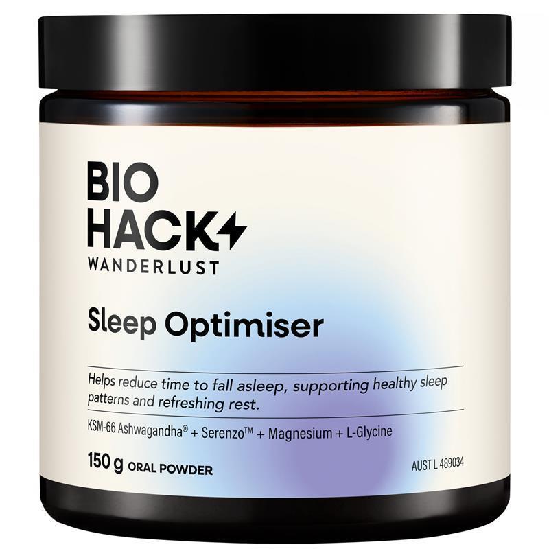 Buy BioHack Wanderlust Sleep Optimiser 150g Powder online at Chemist ...