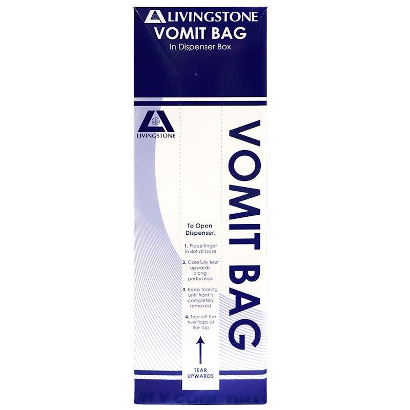 Buy Livingstone Emesis Vomit Bag in Dispenser 1500mL 50 Pieces/Box ...