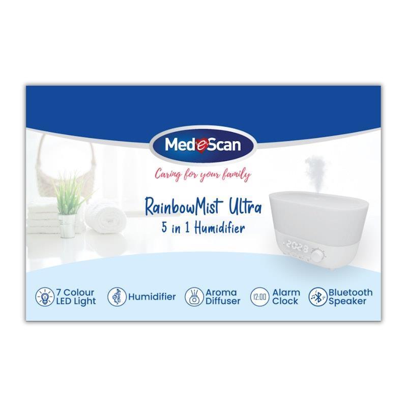Buy MedeScan Rainbow Mist Ultra 5 in 1 Humidifier 1unit online at ...