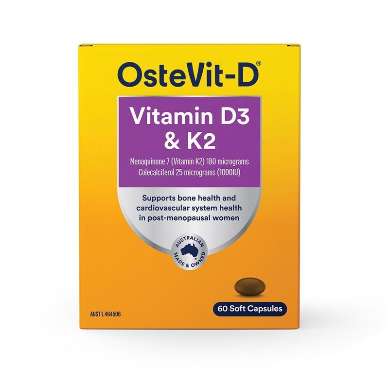 Buy OsteVit-D Vitamin D3 + K2 60 Capsules online at Chemist Warehouse