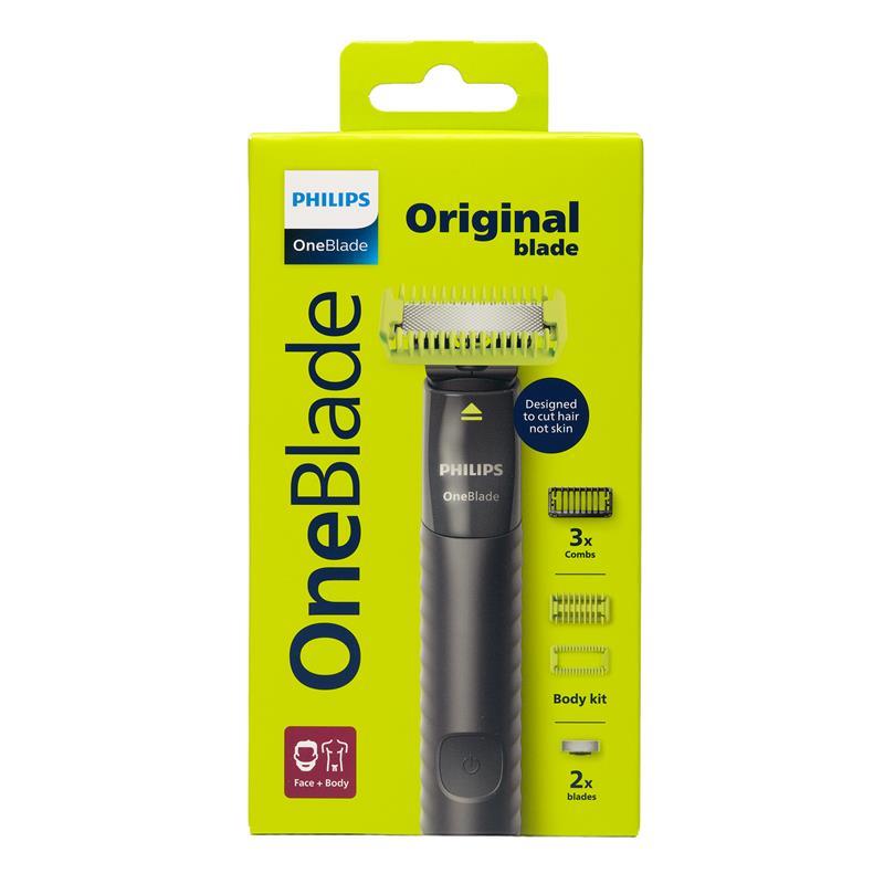 Buy Philips OneBlade Face & Body 4 Combs 2 blades online at Chemist ...