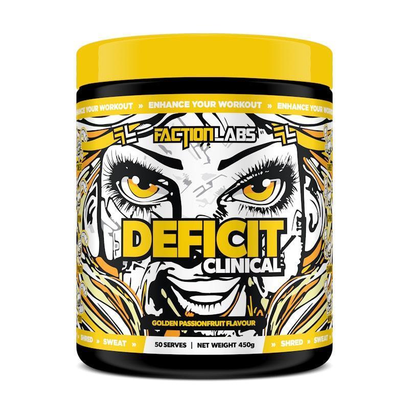 Buy Faction Labs Deficit Clinical - 50 serves Golden Passionfruit ...