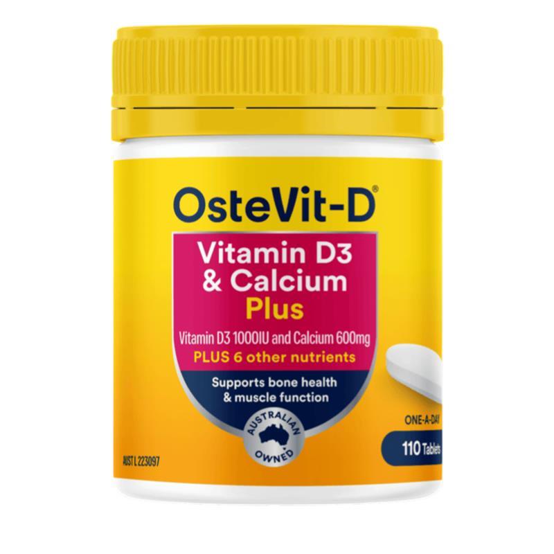 Buy OsteVit-D Vitamin D3 & Calcium Plus 110 Tablets online at Chemist ...