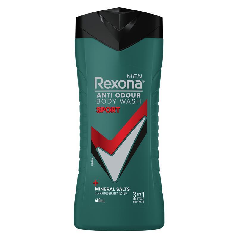 Buy Rexona Men Bodywash Sport 400ml online at Chemist Warehouse