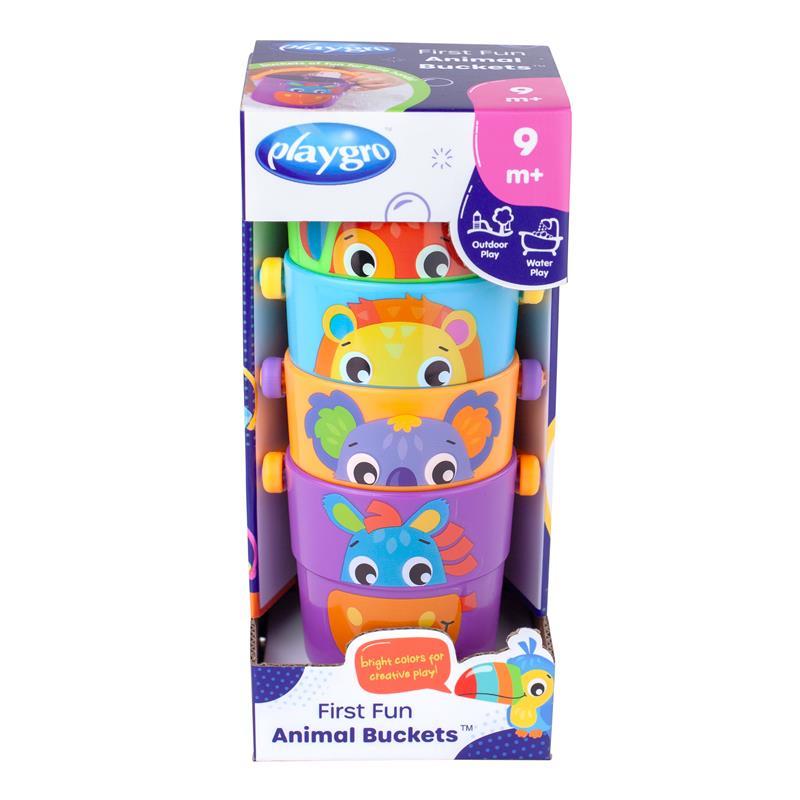 Buy Playgro First Fun Animals Buckets (4 Buckets) online at Chemist ...