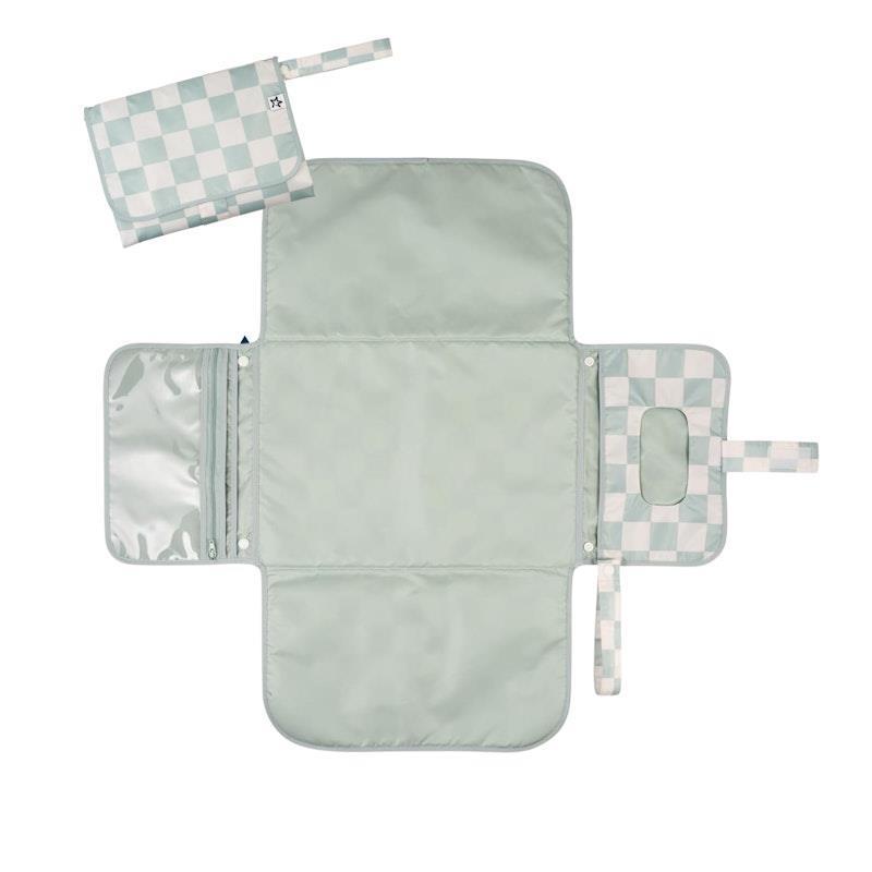Buy Tiny Twinkle - Portable Nappy Changing Pad Sage Checkers online at ...