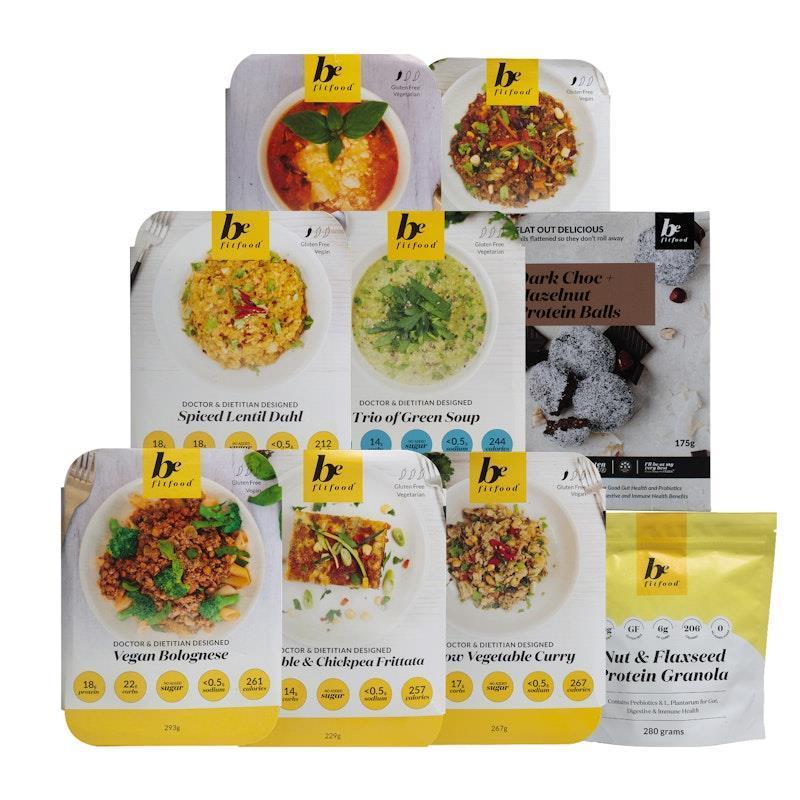 Buy Be Fit Food Vegetarian Continental 5 Day Reset with Protein Granola ...