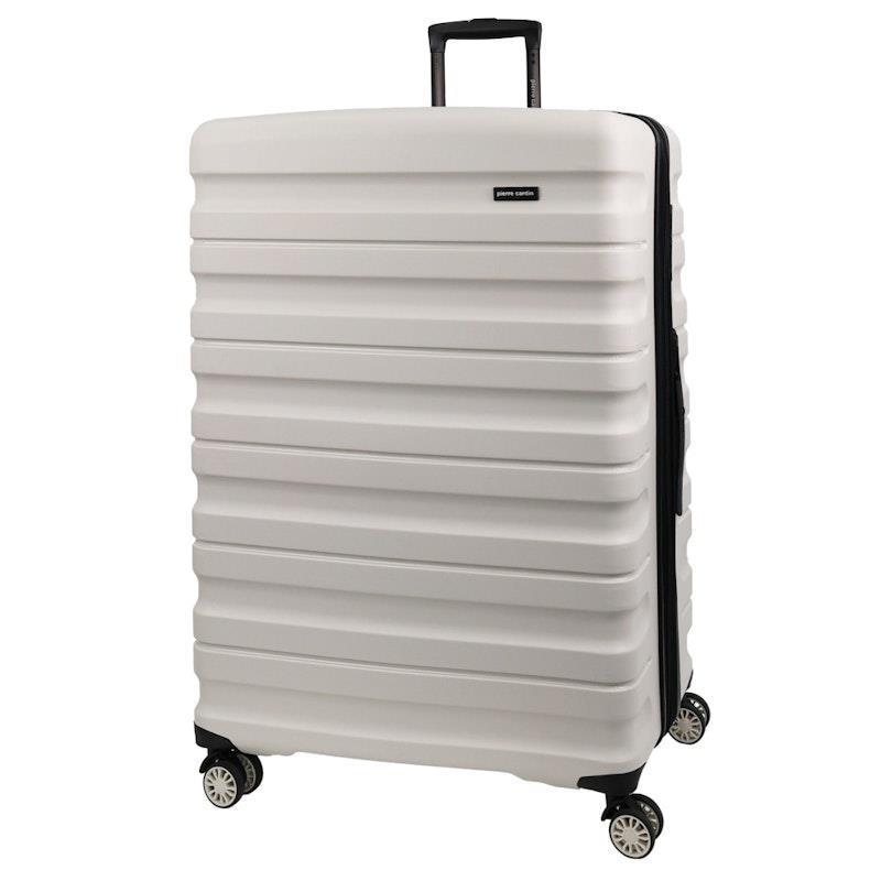Buy Pierre Cardin 70cm MEDIUM Hard Shell Suitcase White online at ...