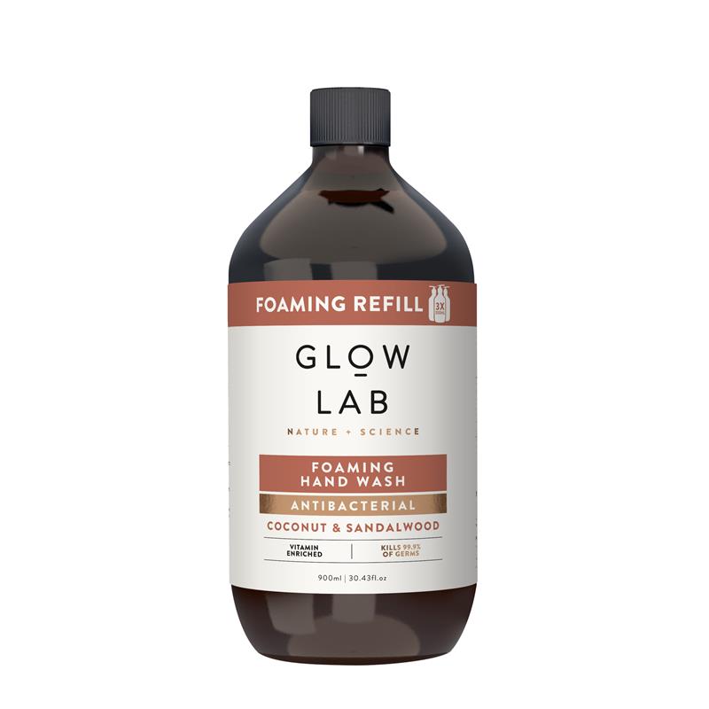 Buy Glow Lab Antibacterial Foaming Coconut & Sandalwood Hand Wash ...