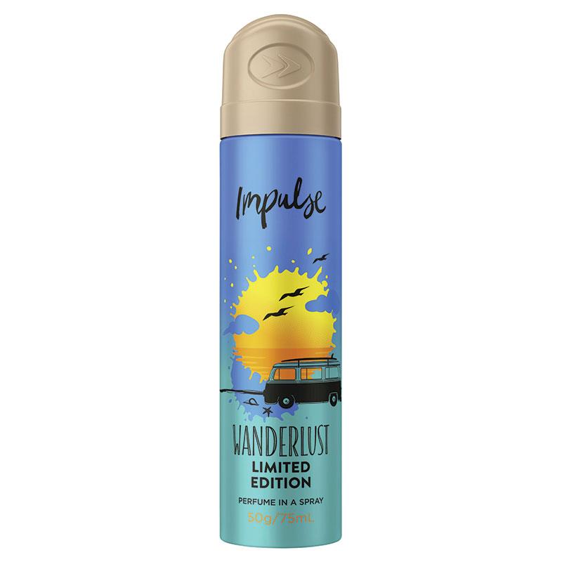 Buy Impulse Body Spray Wanderlust 75ml online at Chemist Warehouse