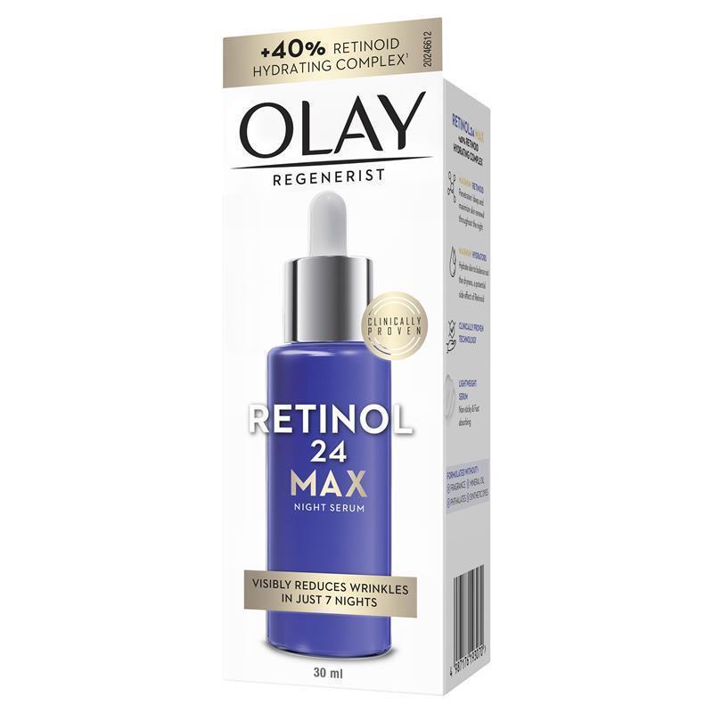 Buy Olay Regenerist Retinol 24 Max Night Serum 30ml online at Chemist ...