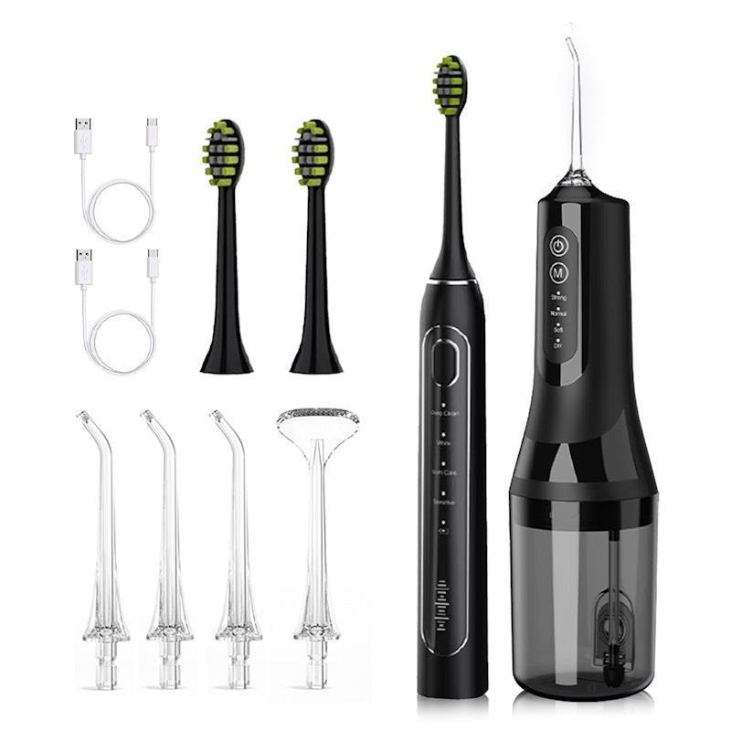Buy Eevee Electric Toothbrush & Electric Water Flosser Portable Oral ...