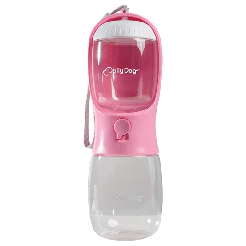 Buy Daily Dog Pet Water Bottle + Food Container Pink online at Chemist ...