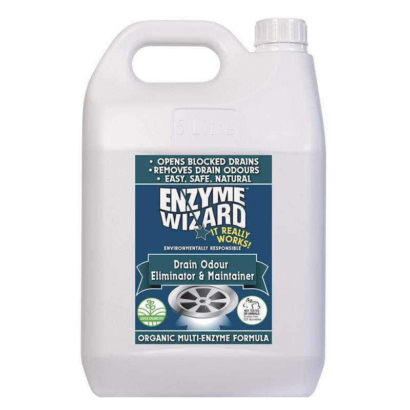 Buy ENZYME WIZARD 5L Drain Odour Eliminator & Maintainer 1Unit online ...