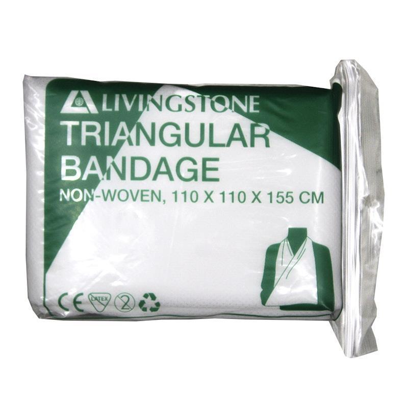 Buy Livingstone Triangular Bandage White 110 x 110 x 155 cm 1 Piece ...