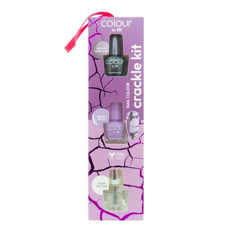 Buy DB Cosmetics Nail Colour Crackle Kit Shattered Amethyst online at ...