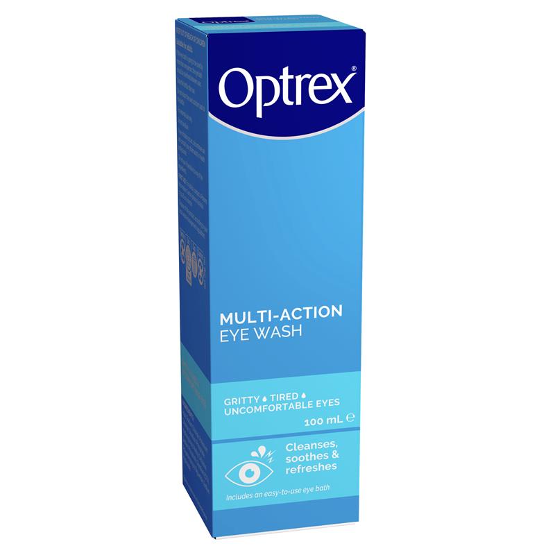Buy Optrex Multi Action Eye Wash 100ml online at Chemist Warehouse